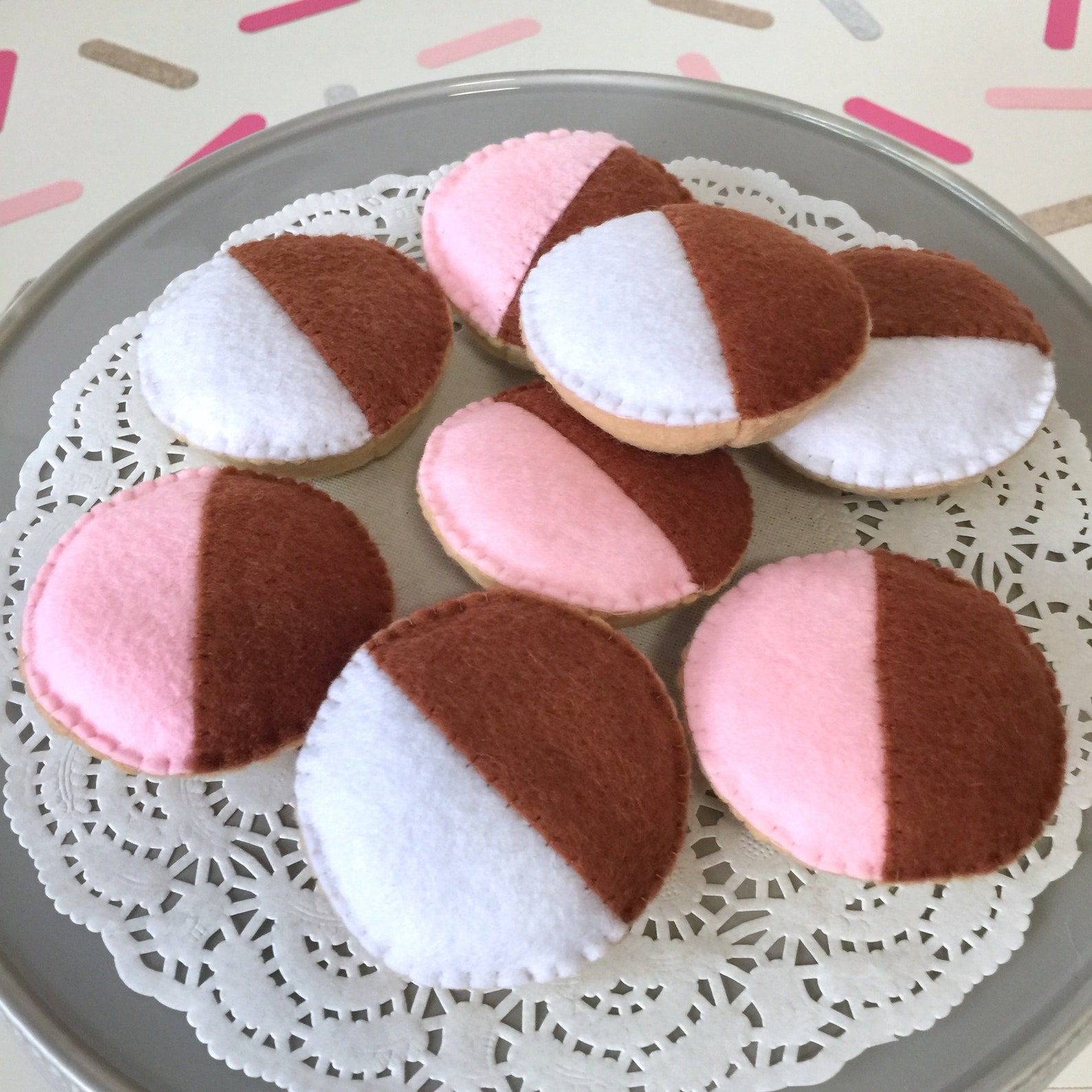 Felt Neenish Tarts, Pretend Food, Play Food, Tea Party, Play Kitchen ...
