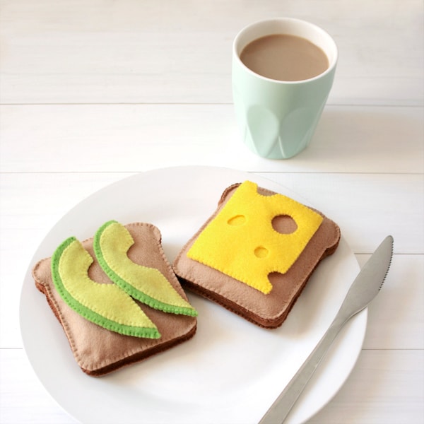 Felt Bread Play Food - Etsy