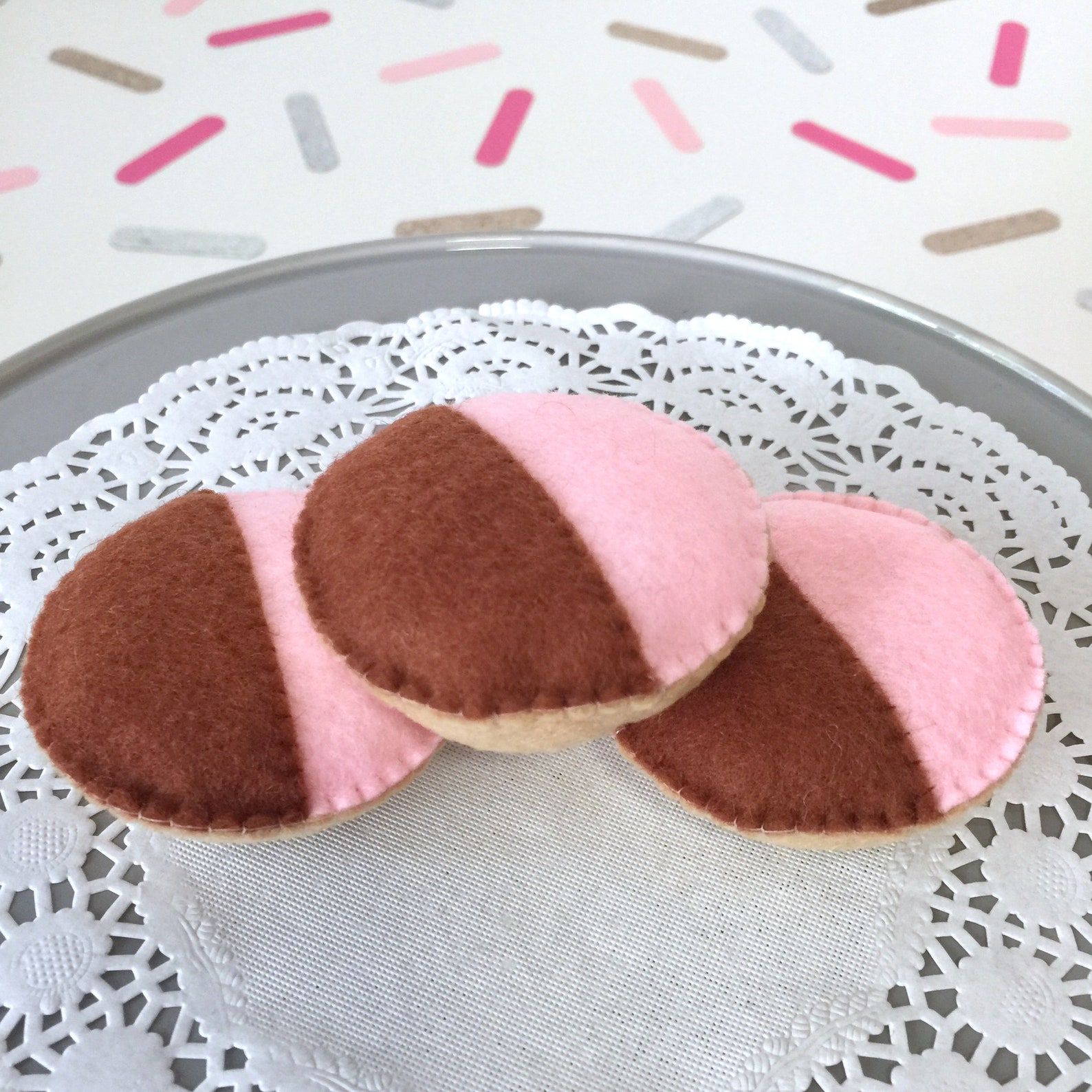 Felt Neenish Tarts, Pretend Food, Play Food, Tea Party, Play Kitchen ...