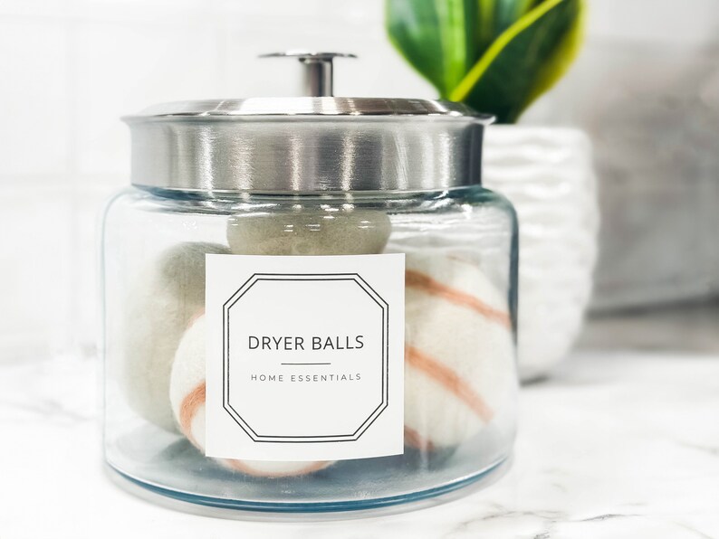 White Minimalist Laundry Room Labels Great for Laundry Pods - Etsy