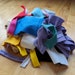 Fleece Scraps by the Pound - Random Colors and Sizes - Etsy