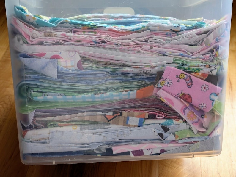 Flannel Scraps by the Pound - Random Colors and Sizes - Etsy