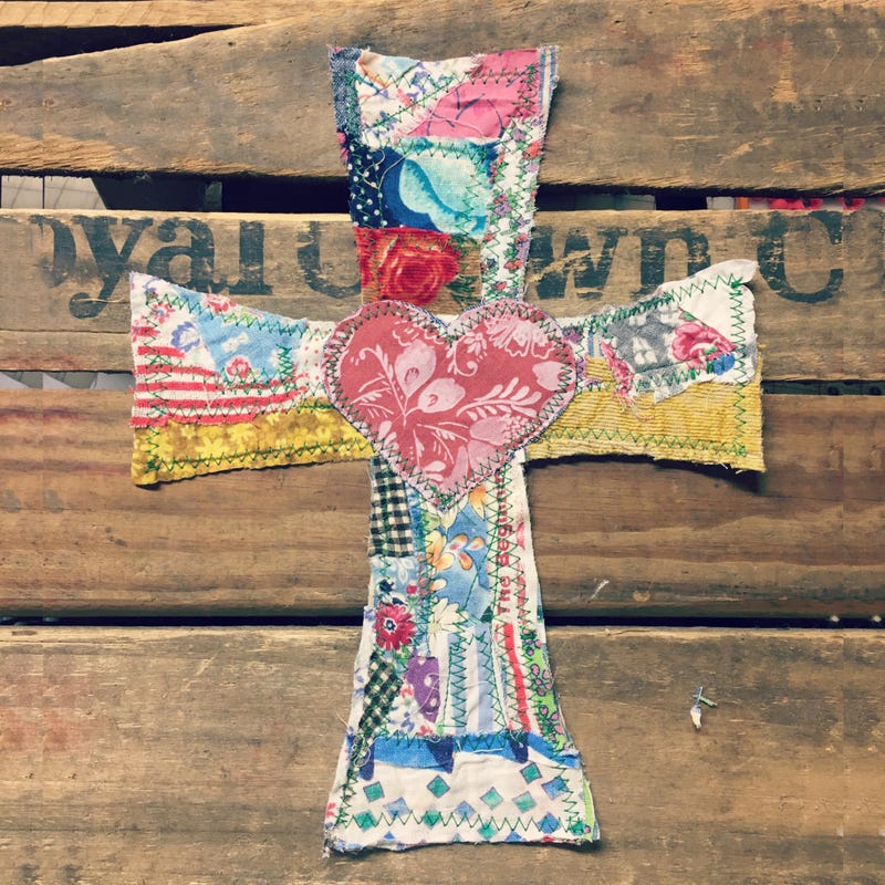 Large Cross Patch - Etsy