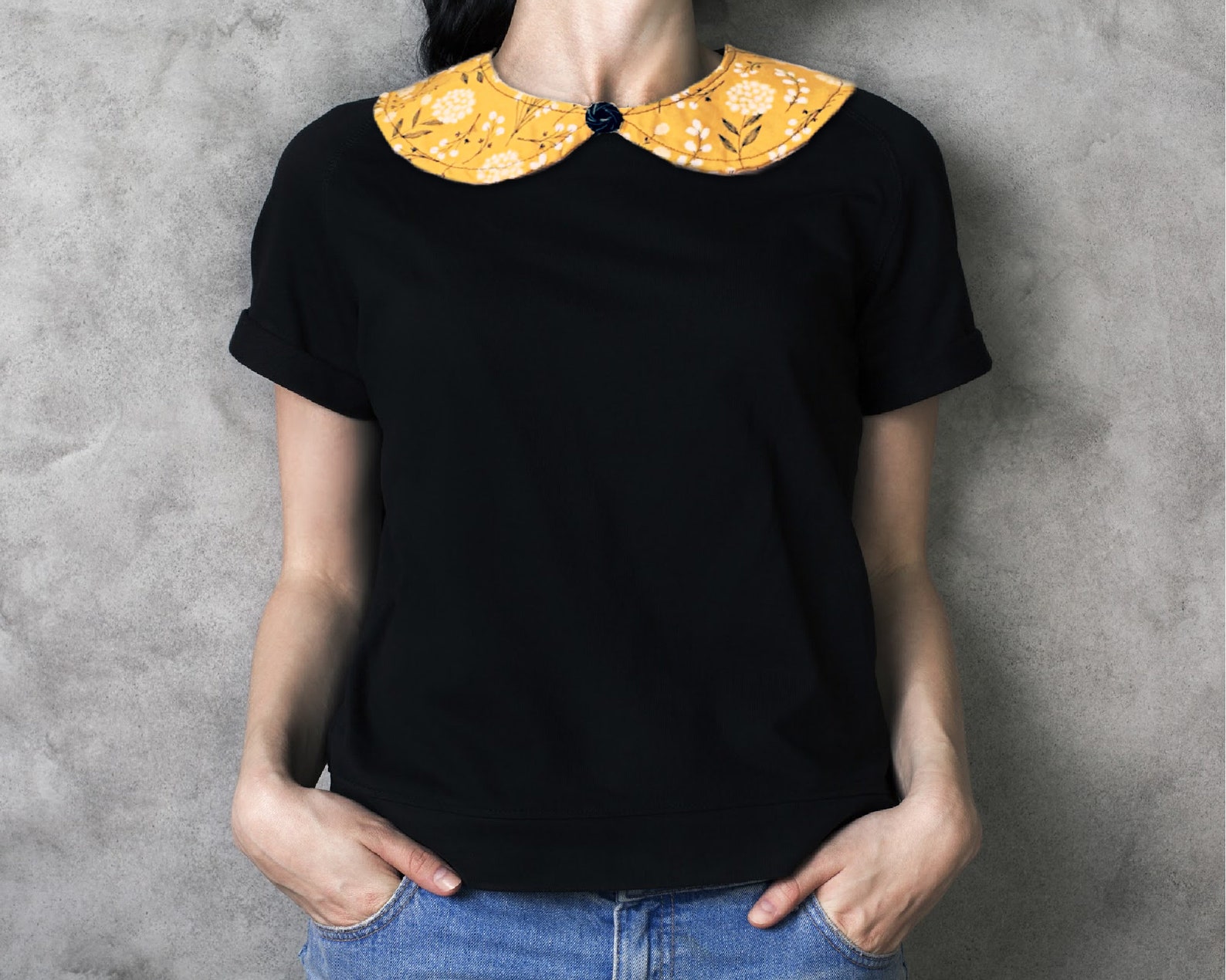 Detachable Collar Pattern and Video Tutorial Removable Collar | Etsy