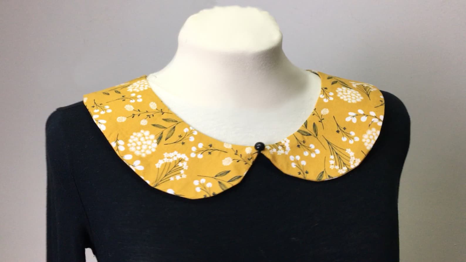 Detachable Collar Pattern and Video Tutorial Removable Collar | Etsy