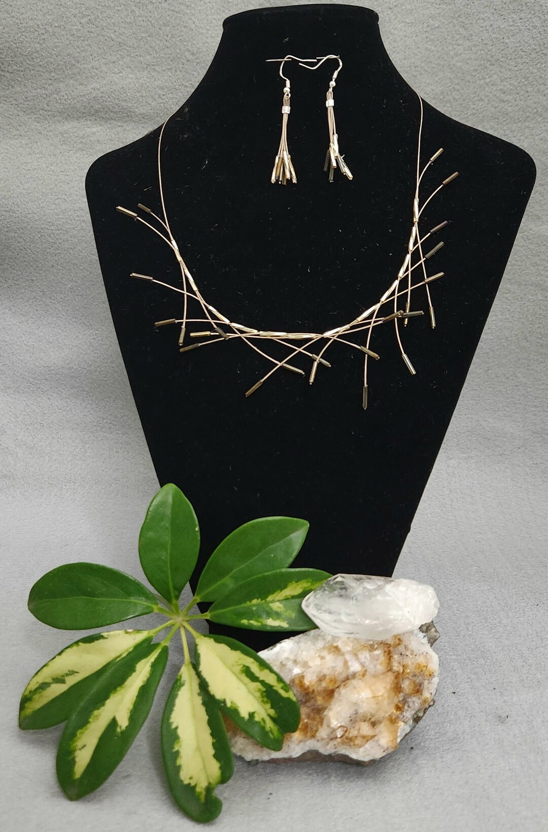 Kinetic Bugle Bead Necklace - Etsy