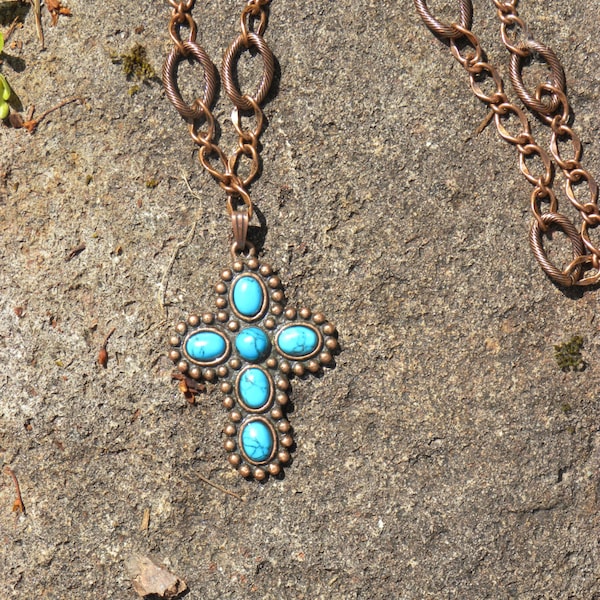 Copper Cross - Etsy
