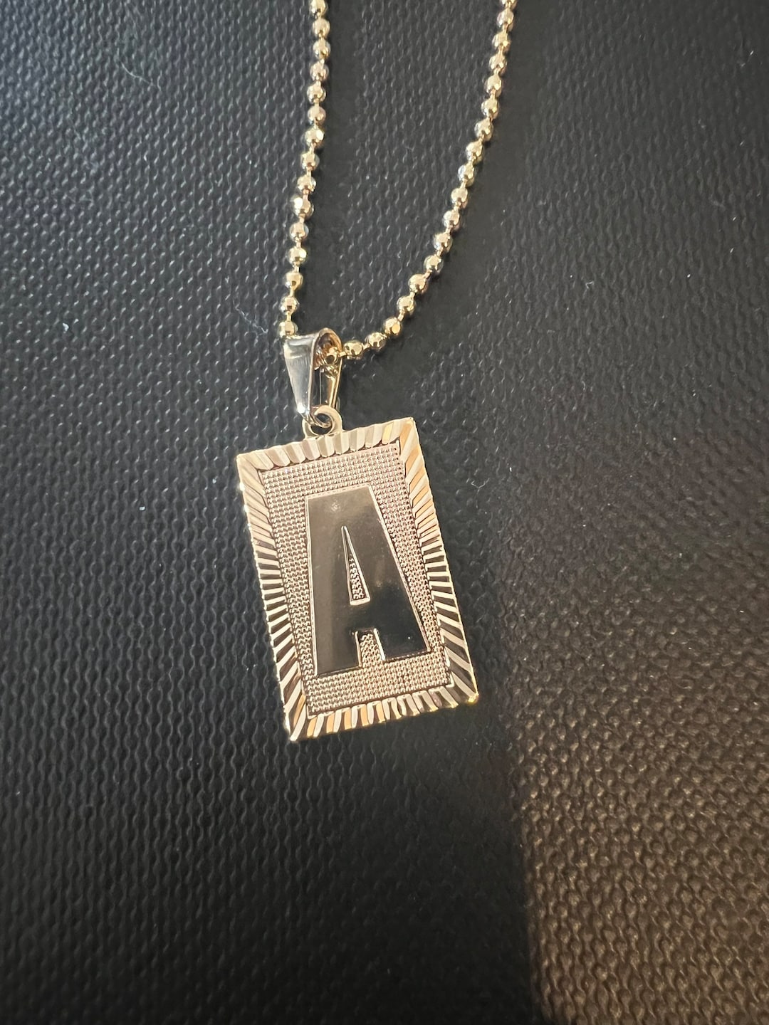 Letter Gold Chain. - Etsy