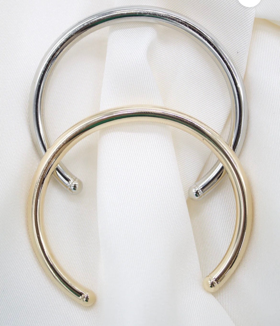 18K Gold Filled 4mm Rounded Wrist Cuff Bangle - Etsy