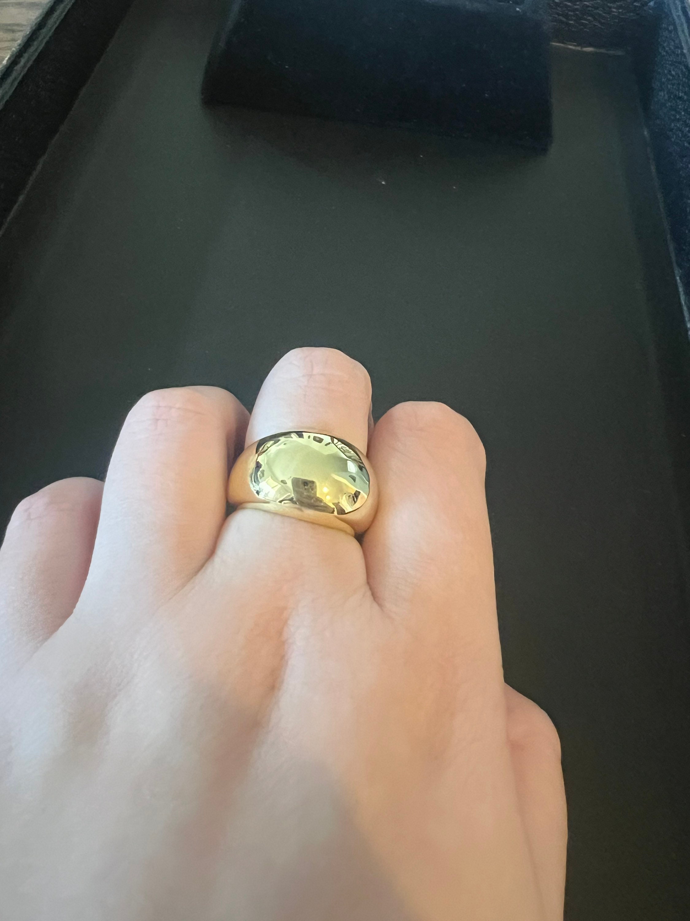 Chunky Gold Ring - Etsy