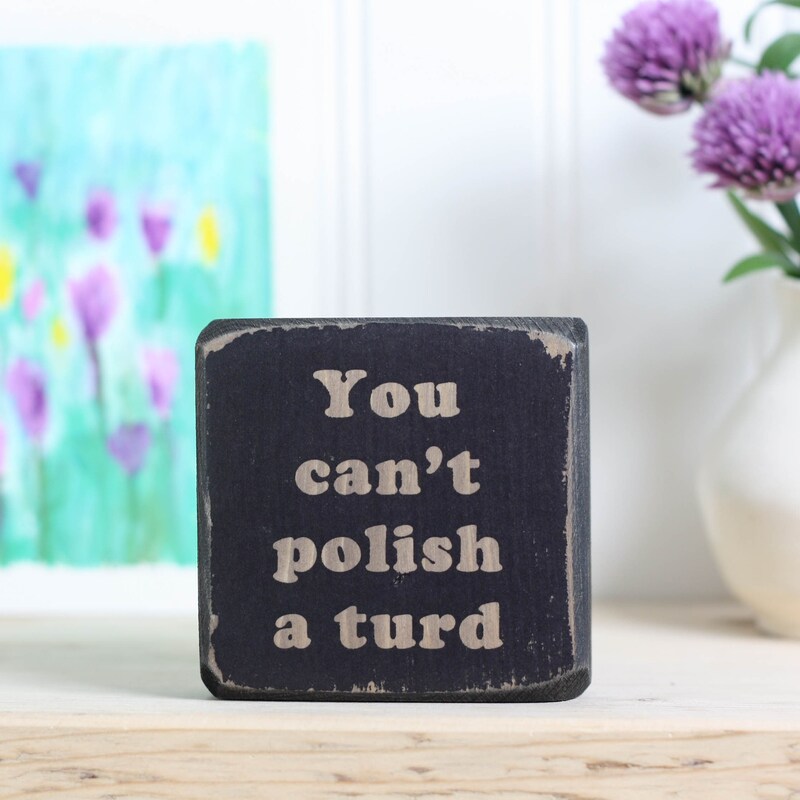 Wood Block Sayings - Etsy