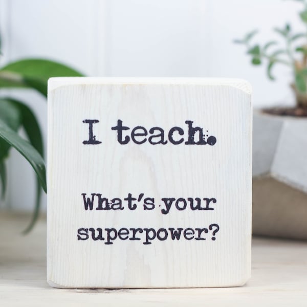 I Teach Superpower - Etsy