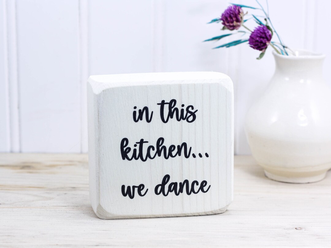 Small 3x3 Whitewashed Sign, Kitchen Windowsill or Counter Decor ...