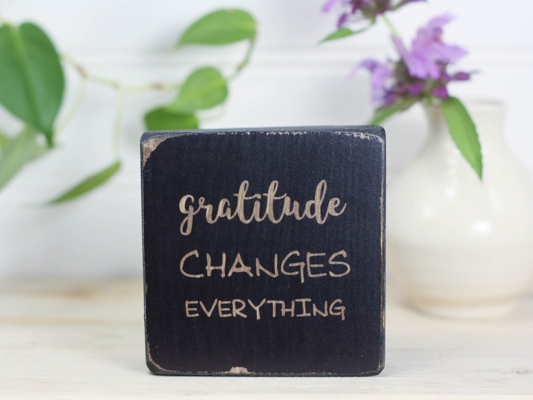Small 3"x3" Desk Sign With Inspirational Quote, Handmade Office Decor ...