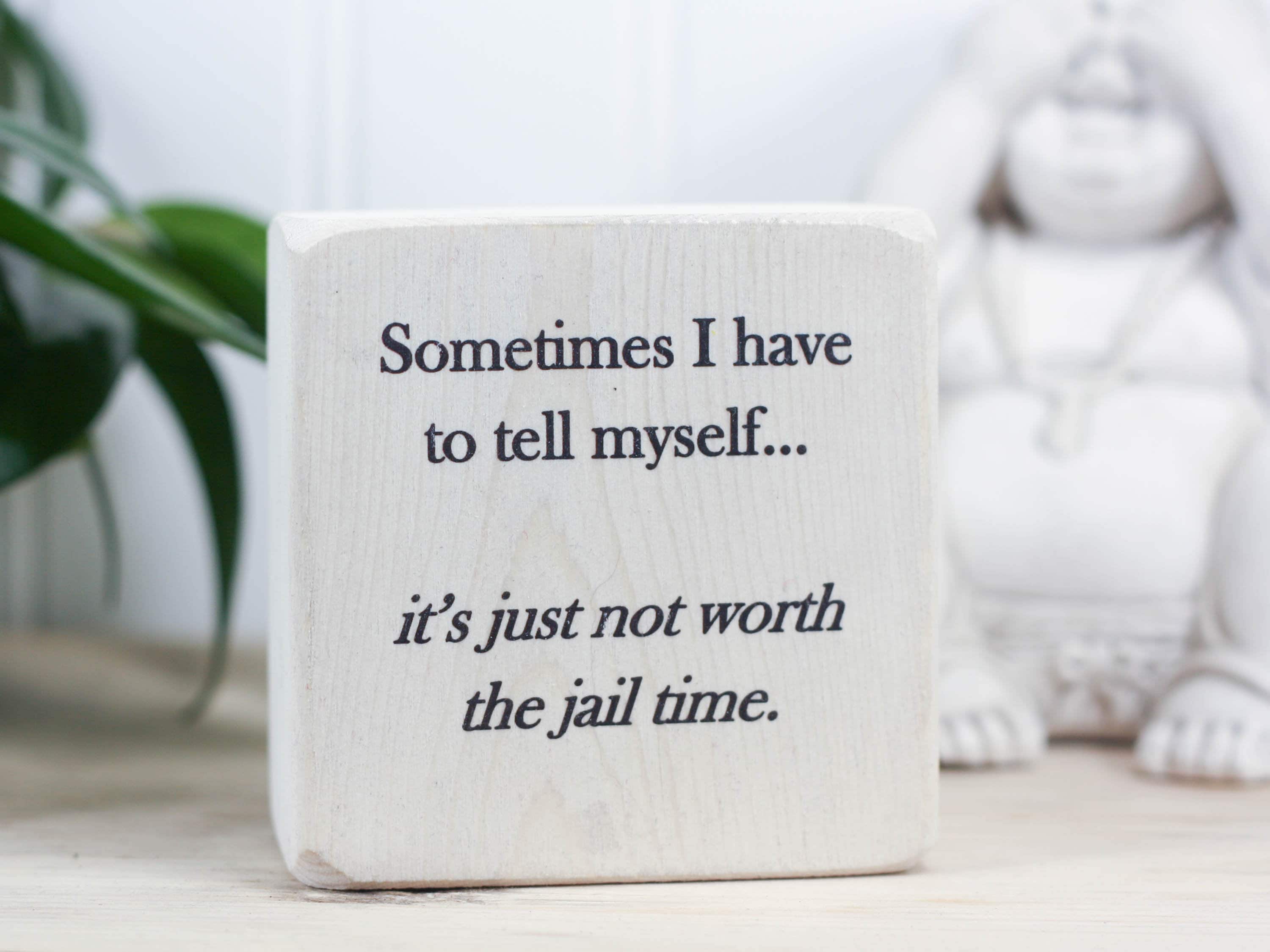 Small Desk Sign With Funny Saying Sarcastic Gift Office - Etsy