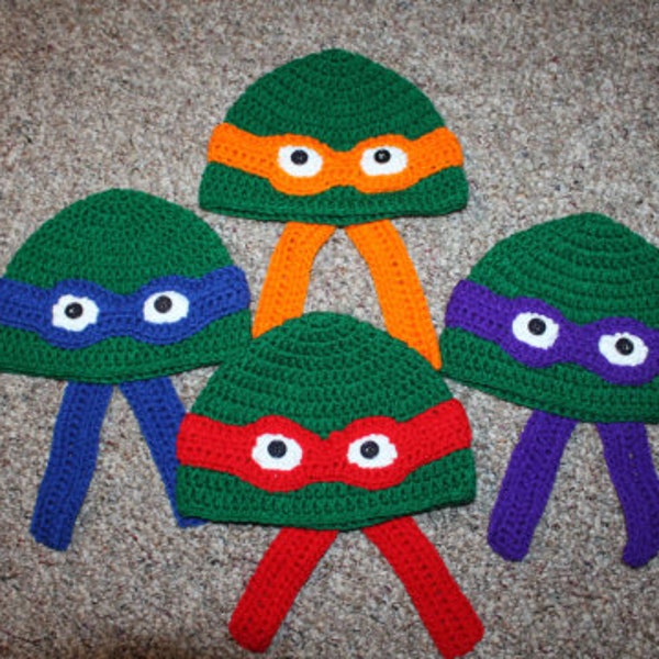 Ninja Turtle Hat - Etsy