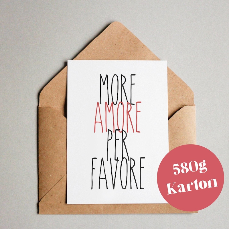 More amore per favore - Etsy.de