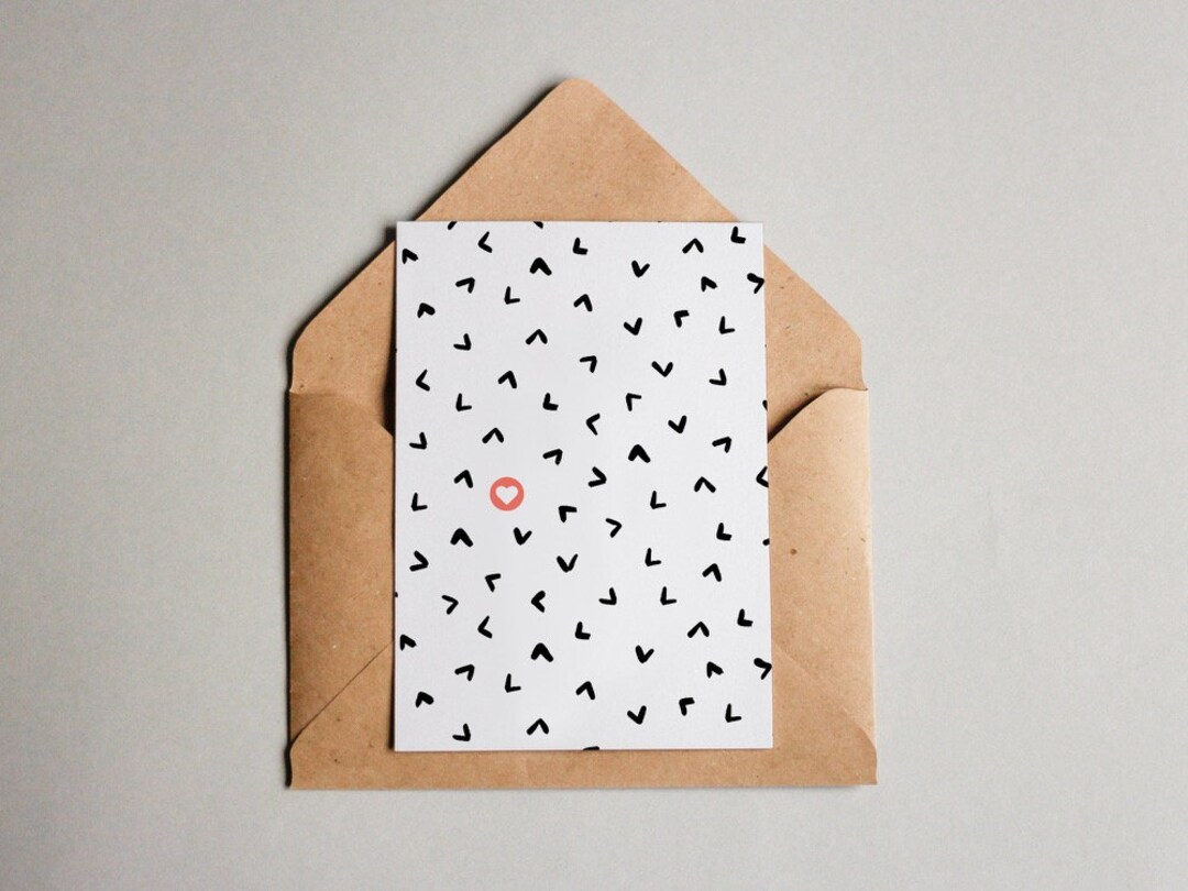 Design Card pattern 013 Triangle / Greeting Card / Postcard / Gift Card ...