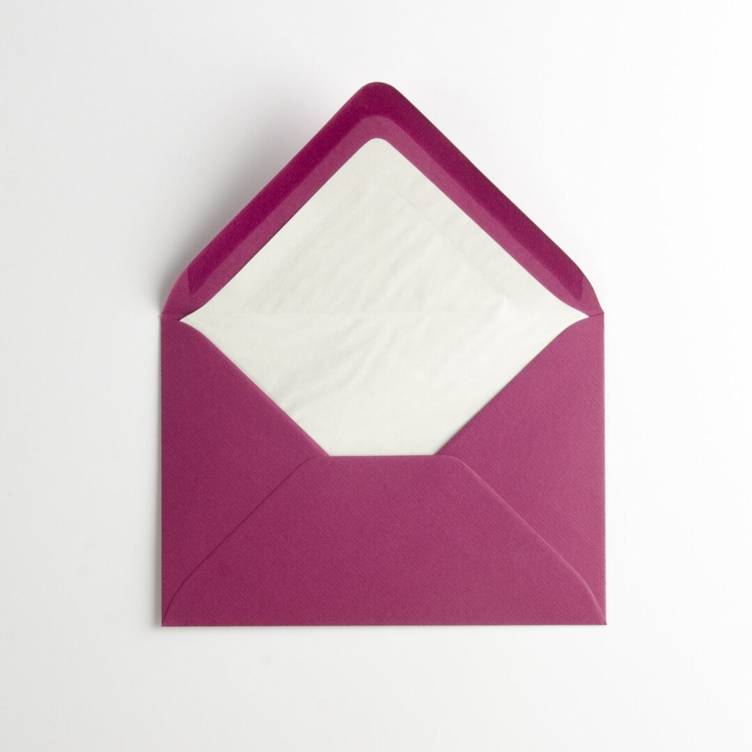 Deluxe Envelope cassis DIN-C6 / Postcard Envelope / Stable / High ...