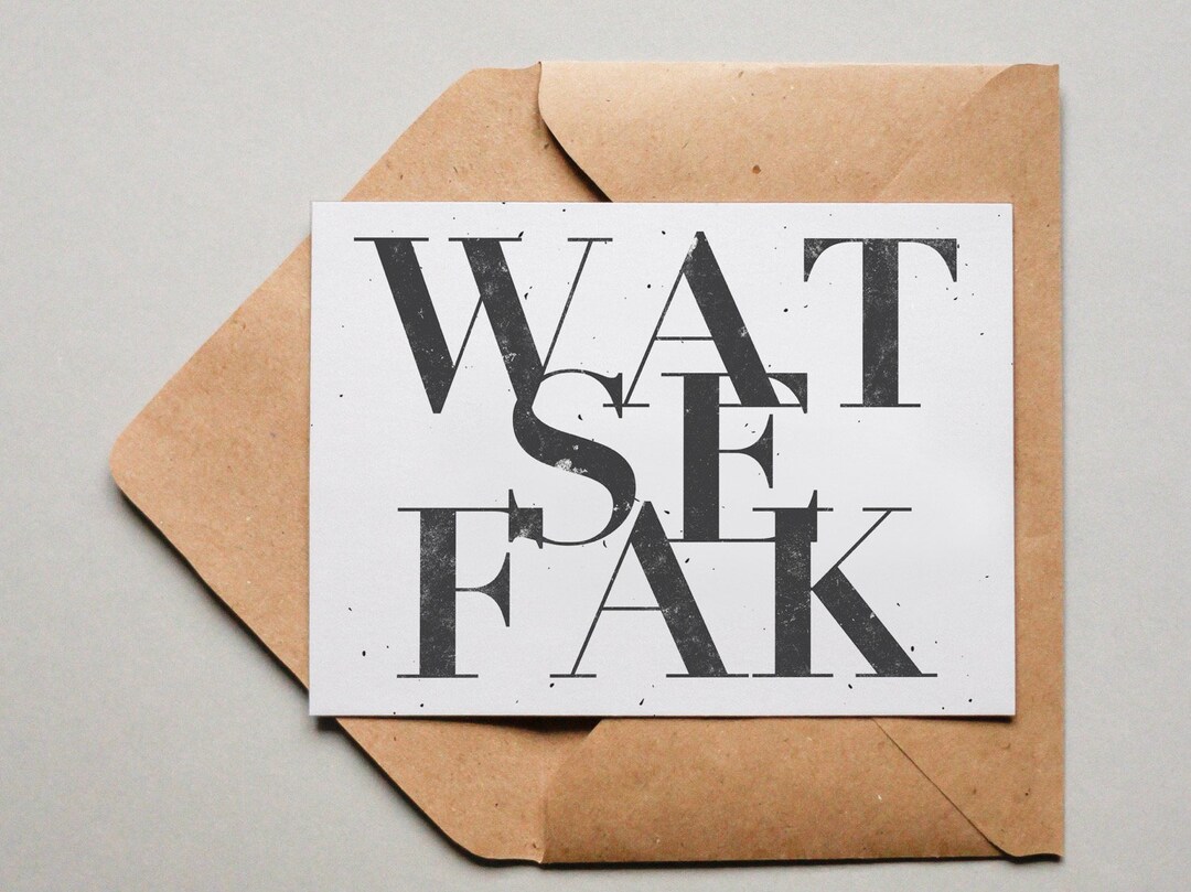 Design Card wat SE Fak / Greeting Card / Postcard / Gift Card / Art ...