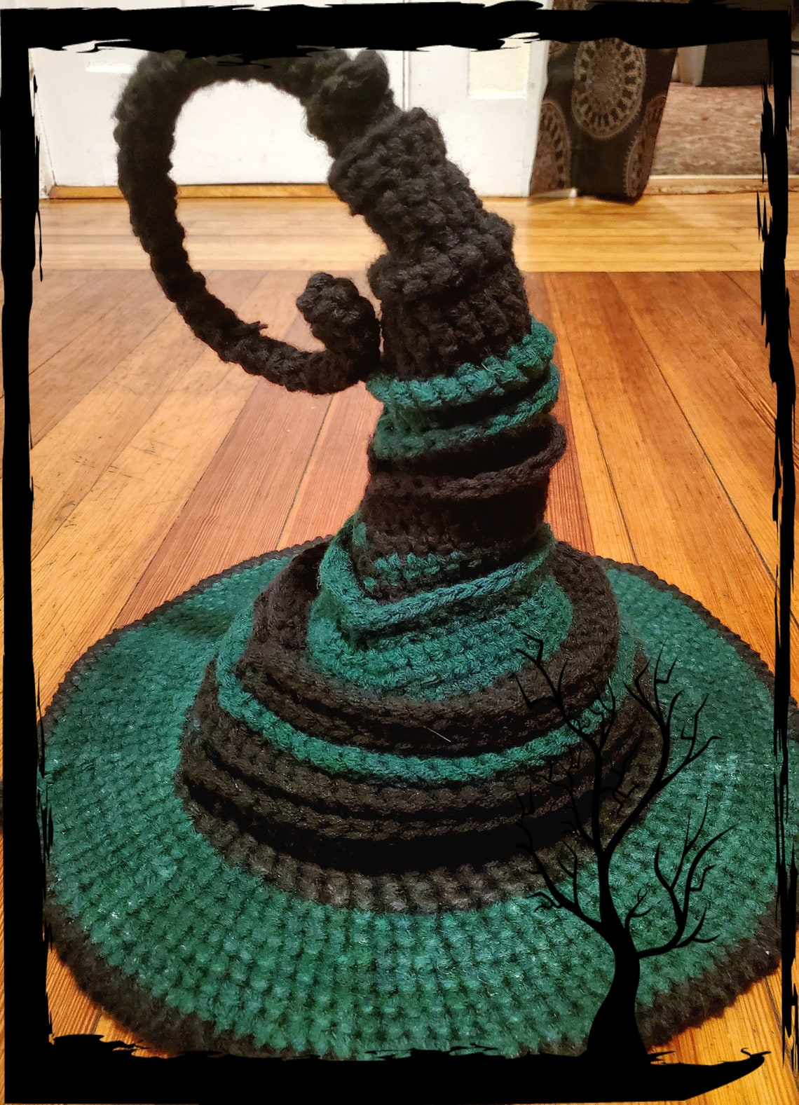 The "twisted Witch Hat" is Not Only Fun for Halloween but Can Be Done in Christmas Colors as ...