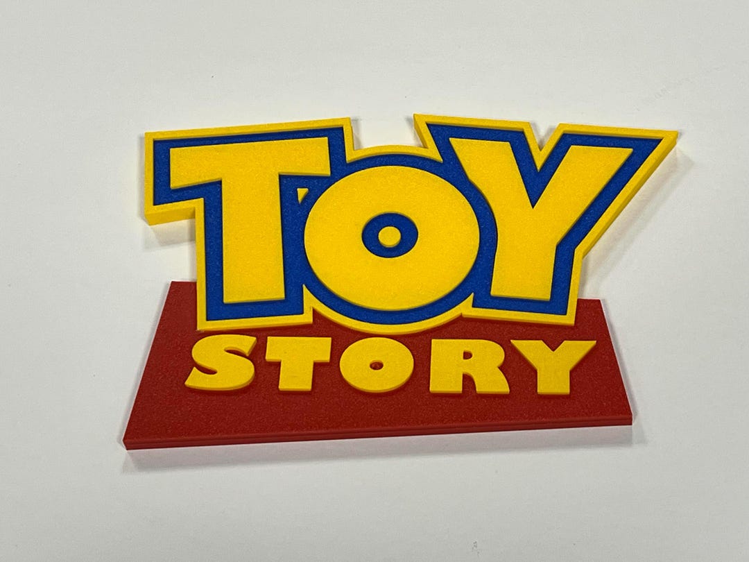 Toy Story 3D Logo Sign - Nursery Decor (10x7 In) - Etsy