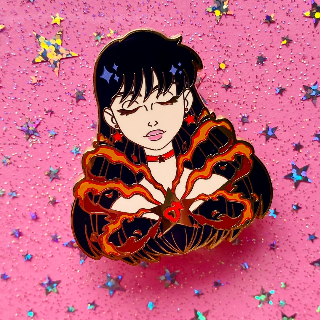 Sailor Mars Enamel Pin - Etsy