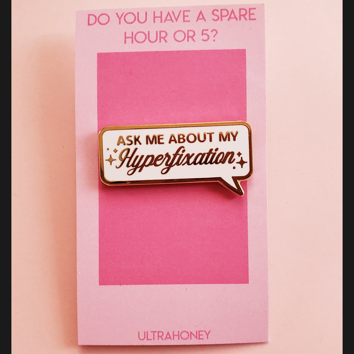 Ask Me About My Hyperfixation Hard Enamel Pin - Etsy