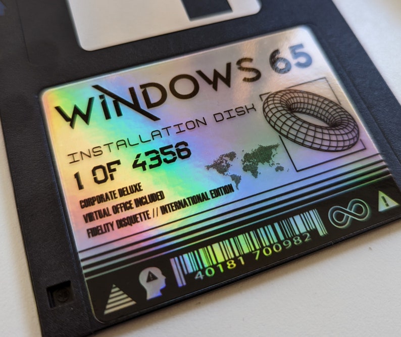 Windows 65 Parody Floppy Disk Funny Gift Nostalgic Vaporwave - Etsy