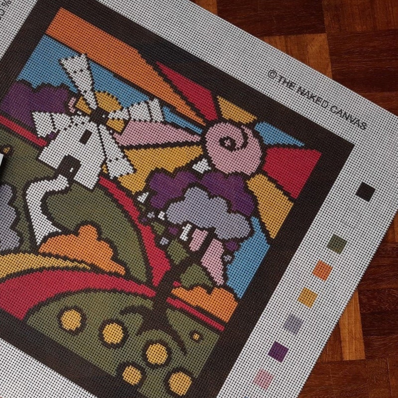 Modern Needlepoint - Etsy