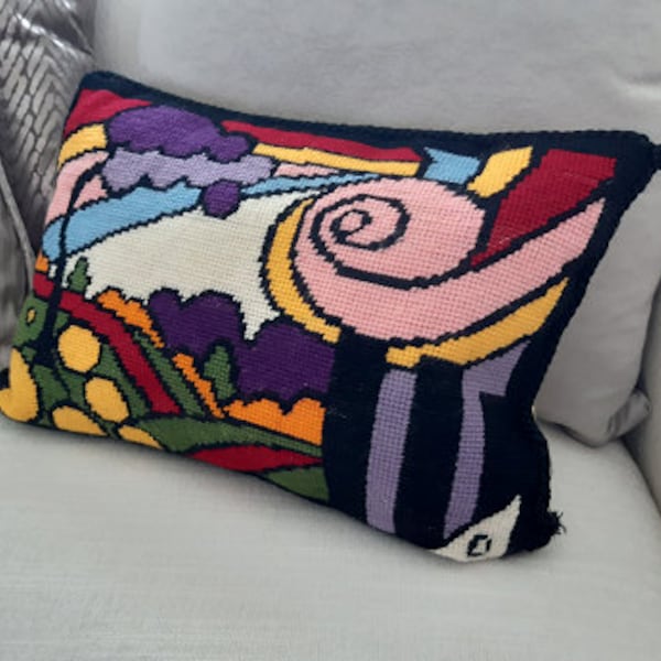 Needlepoint Cushion - Etsy