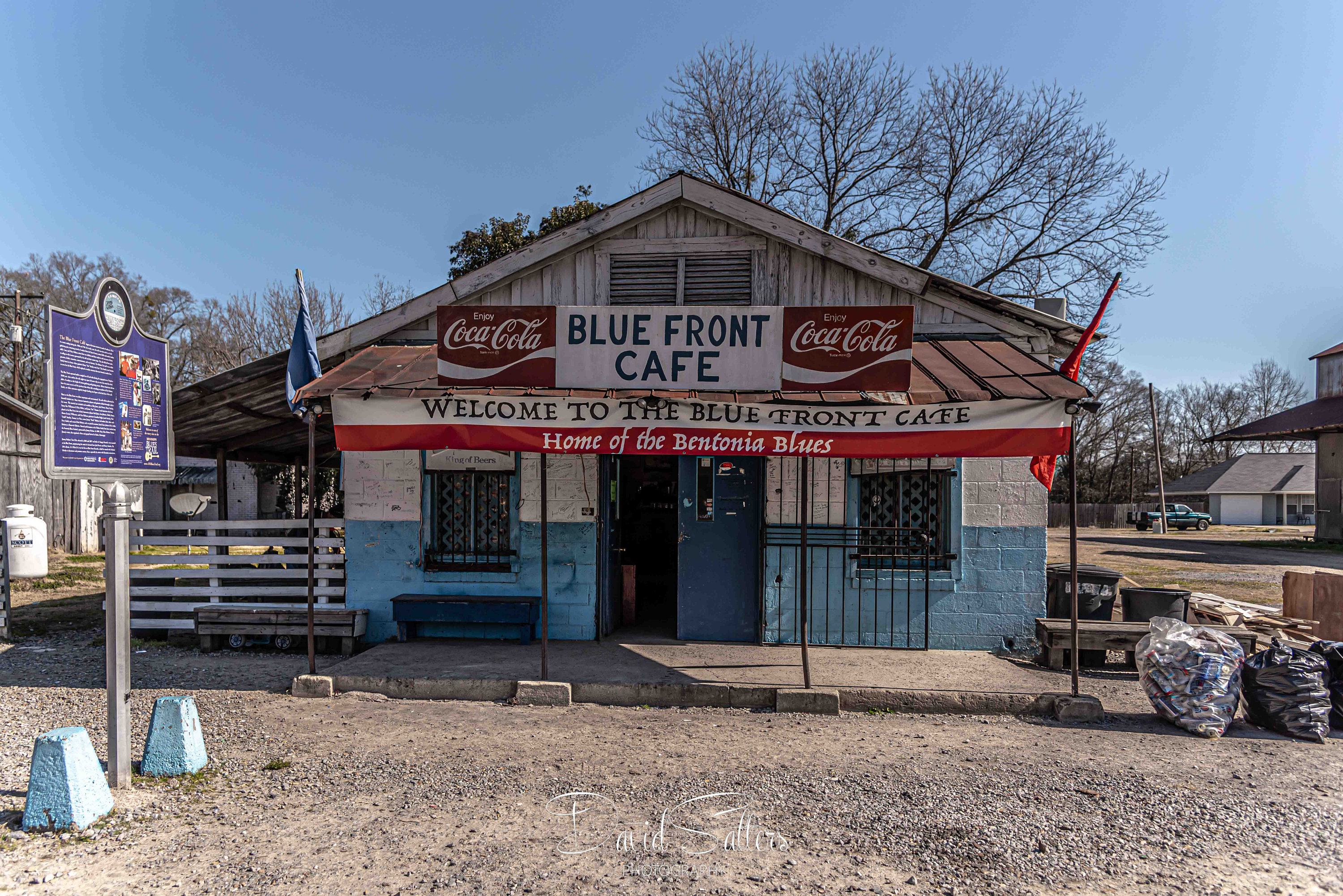 Limited Edition Blue Front Cafe Bentonia Mississippi Fine - Etsy