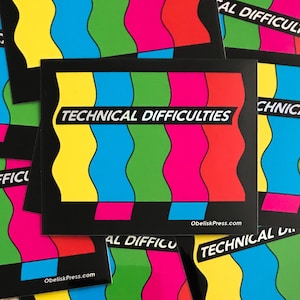 Technical Difficulties Sticker - Etsy