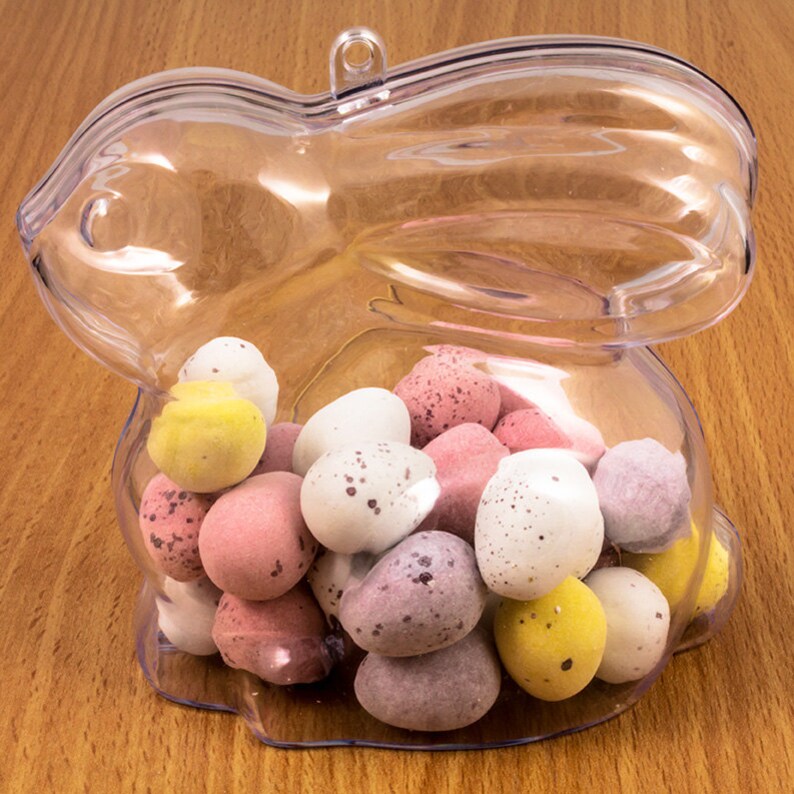 Easter Bunny Fillable Plastic Container Decoration Ornament | Etsy