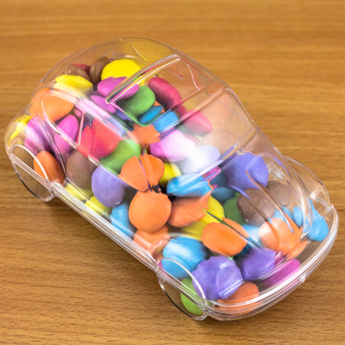 Car Shaped Fillable Transparent Plastic Container Beetle VW | Etsy