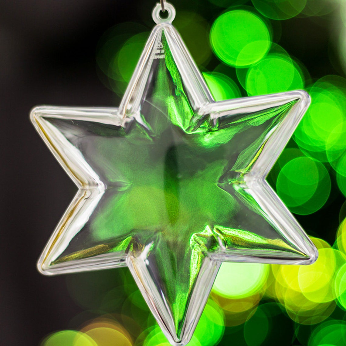 100mm Fillable Star Shaped Christmas Decoration | Etsy