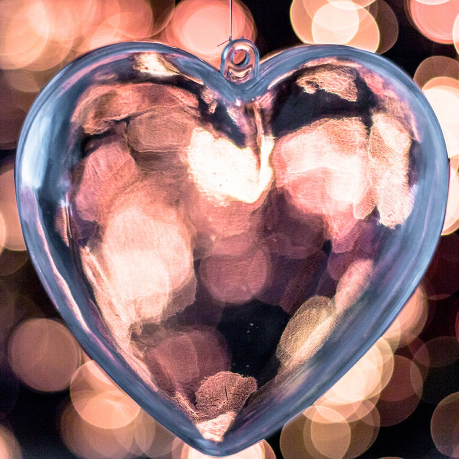 80mm Fillable Heart Shaped Christmas Decoration | Etsy