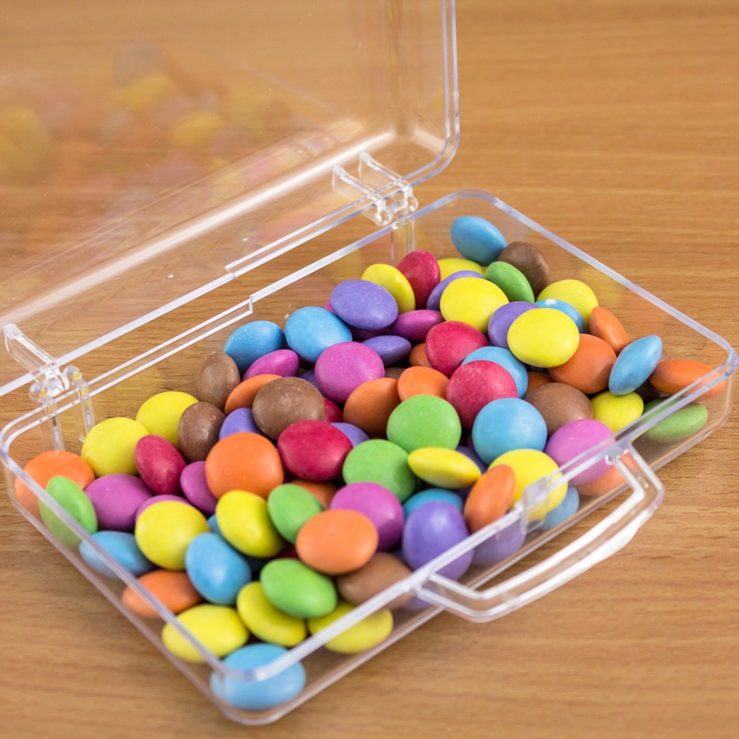 Suitcase Shaped Fillable Transparent Plastic Container - Etsy