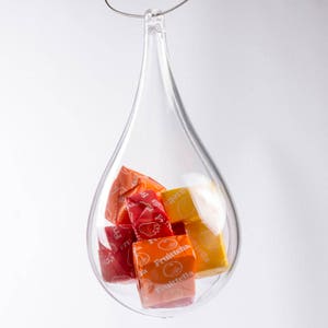 Water Drop Fillable Christmas Decoration X25 Empty Baubles Clear - Etsy