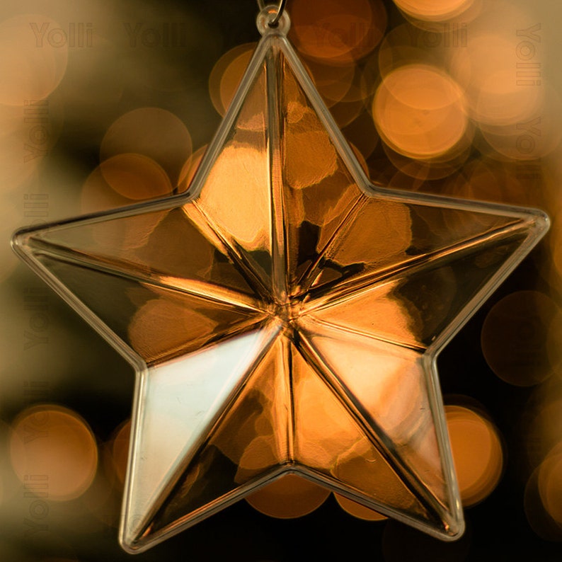 X100 Clear Plastic Star Shaped Christmas Decorations 80mm - Etsy