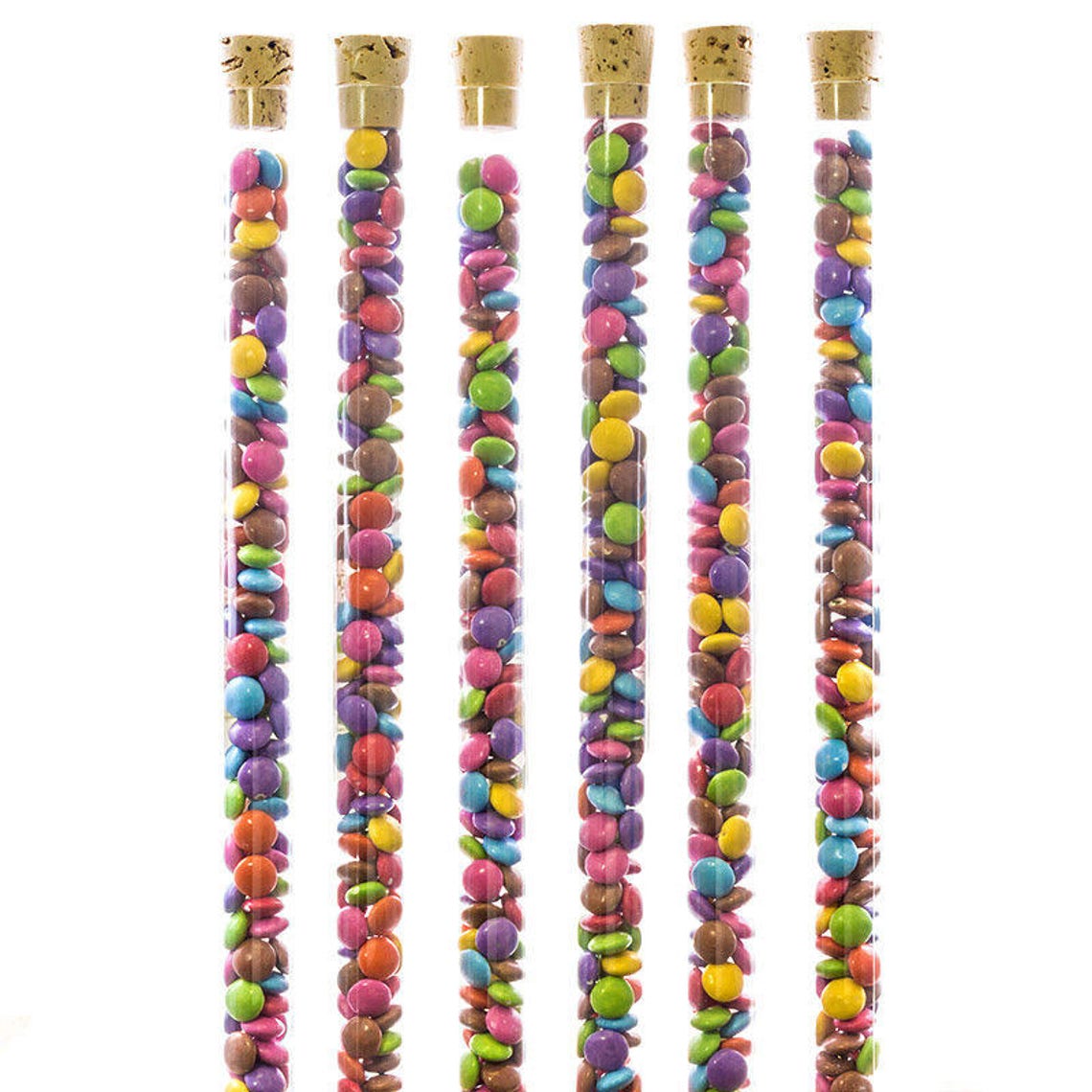 100x Novelty Sweet Tubes With Cork Lids Empty Fillable | Etsy