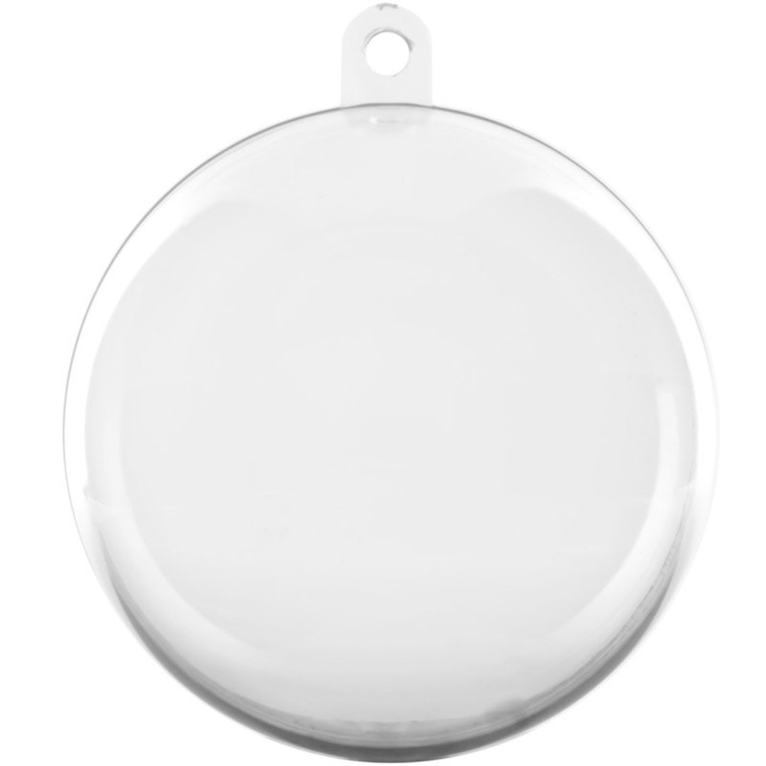 Clear Baubles X24 Fillable Christmas Decoration (60mm) Bauble Ball ...