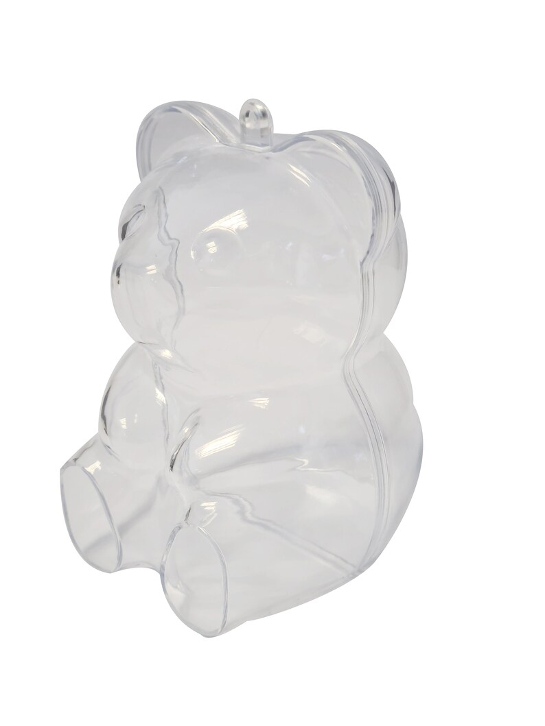 Teddy Bear Fillable Plastic Sweet Container Crafts Packaging - Etsy