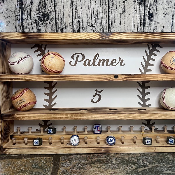 Baseball Ring Display - Etsy