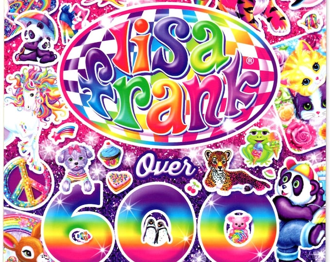 Lisa Frank Sticker Booklet, Over 600 Stickers PLEASE READ BELOW - Etsy