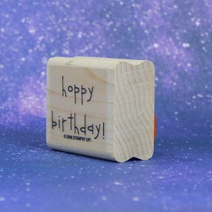 HOPPY BIRTHDAY, Mounted Rubber Stamp, Stampin' Up - Etsy
