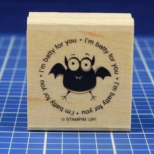 BATTY for YOU, Mounted Rubber Stamp, Stampin' Up! - Etsy