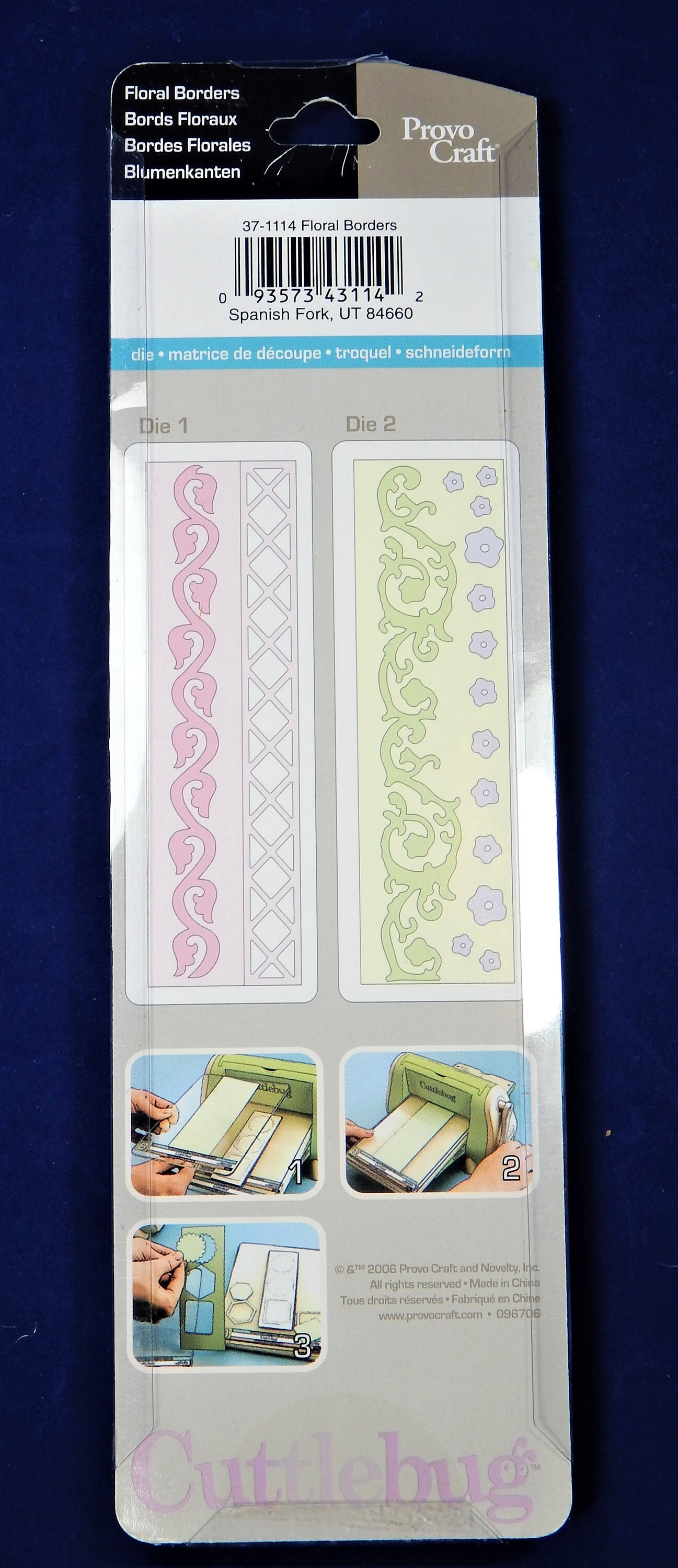 FLORAL BORDERS Two Cuttlebug Dies by Provo Craft - Etsy