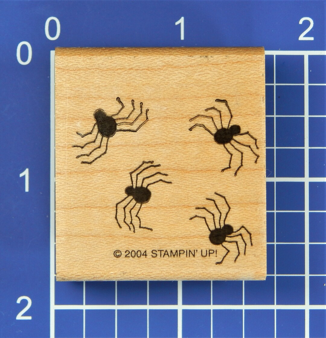 SPIDERS, Wood Mounted Rubber Stamp by Stampin' Up! - Etsy
