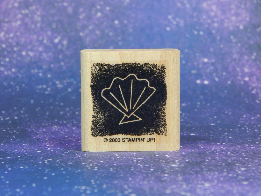 SCALLOP SEASHELL, Mounted Rubber Stamp, Stampin' Up! - Etsy